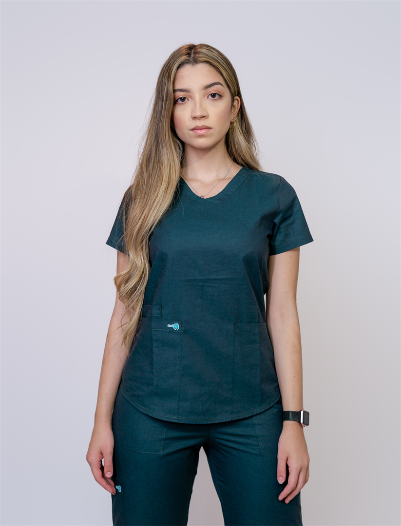 Scrub Comfort Skin Feminino Verde Musgo - ScrubUp